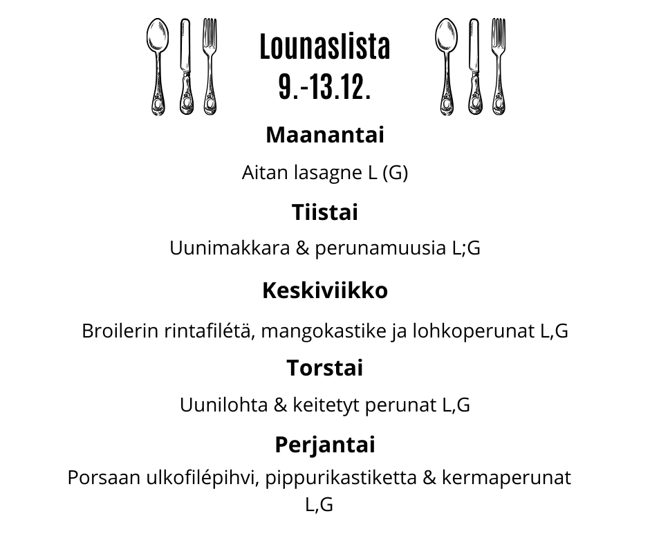 Lounaslista – Cafe Aitta